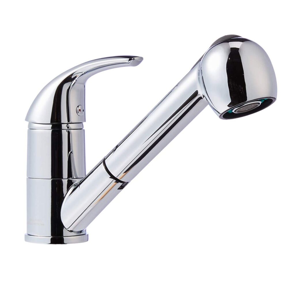 Mizmo Brass & Zinc Alloy Single-Handle Kitchen Pull Out Sprayer Faucet ...