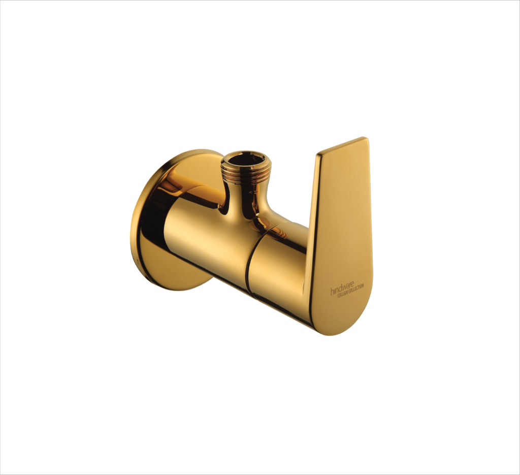 Angle valve in ELEMENT Gold by Hindware Italian Collection,Hues